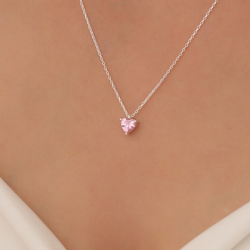 Pink Necklace - Etsy