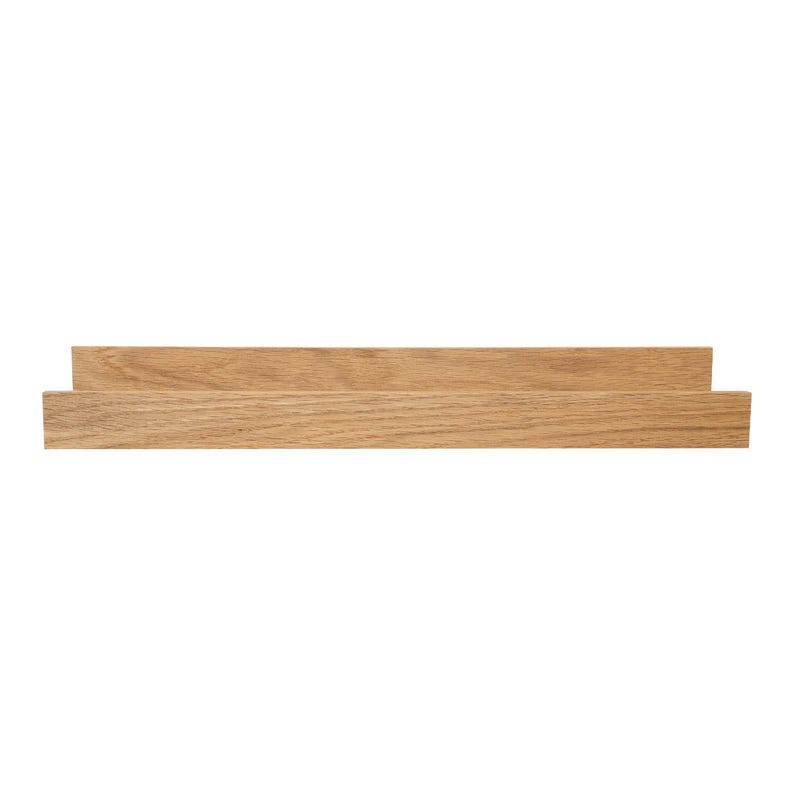 Oak Picture Ledge - Display Shelf - Modern Shelf - Shallow Shelf ...