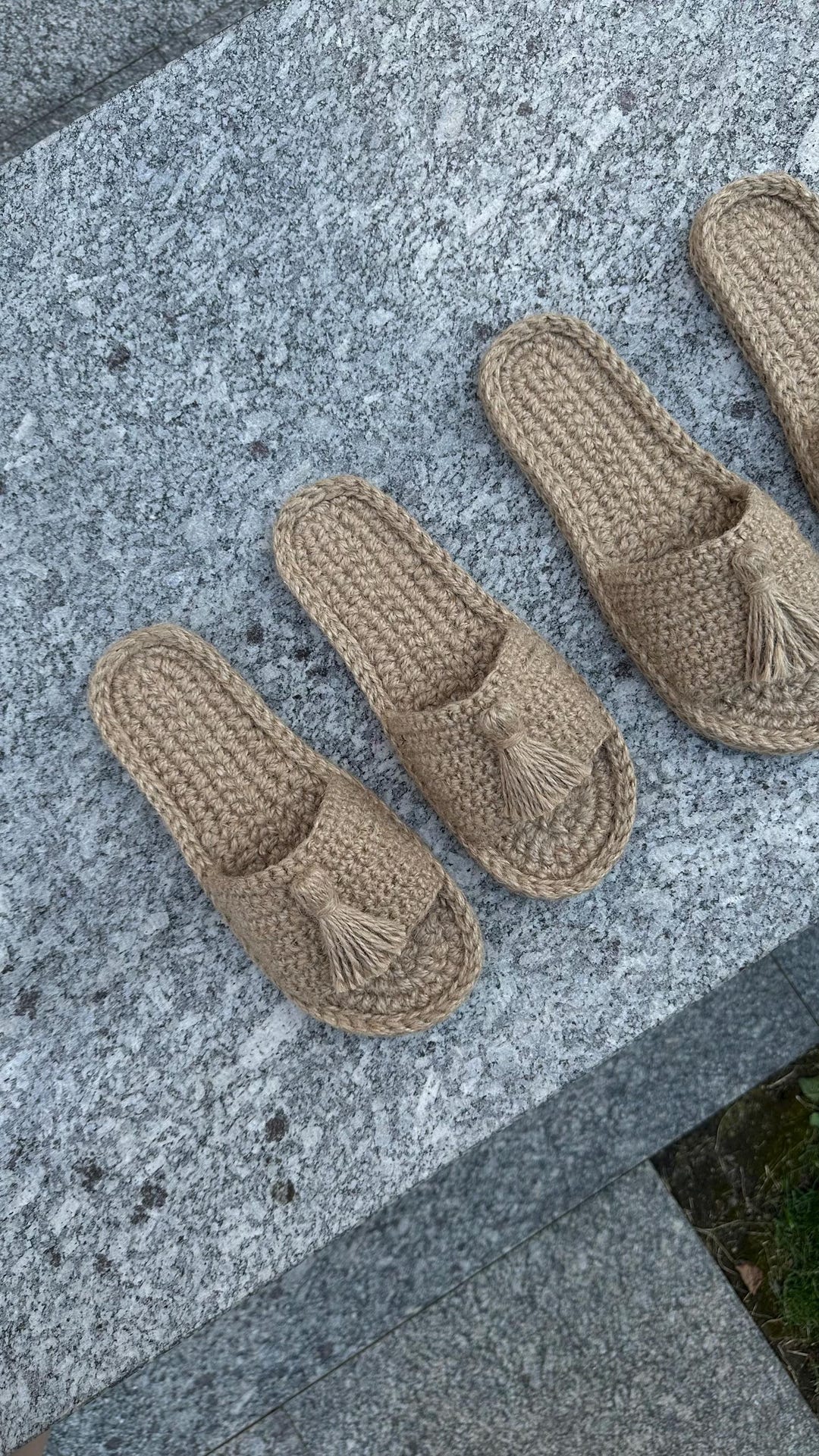 Eco-chic Rope Slides – Handmade Natural Fiber Slippers With Durable ...