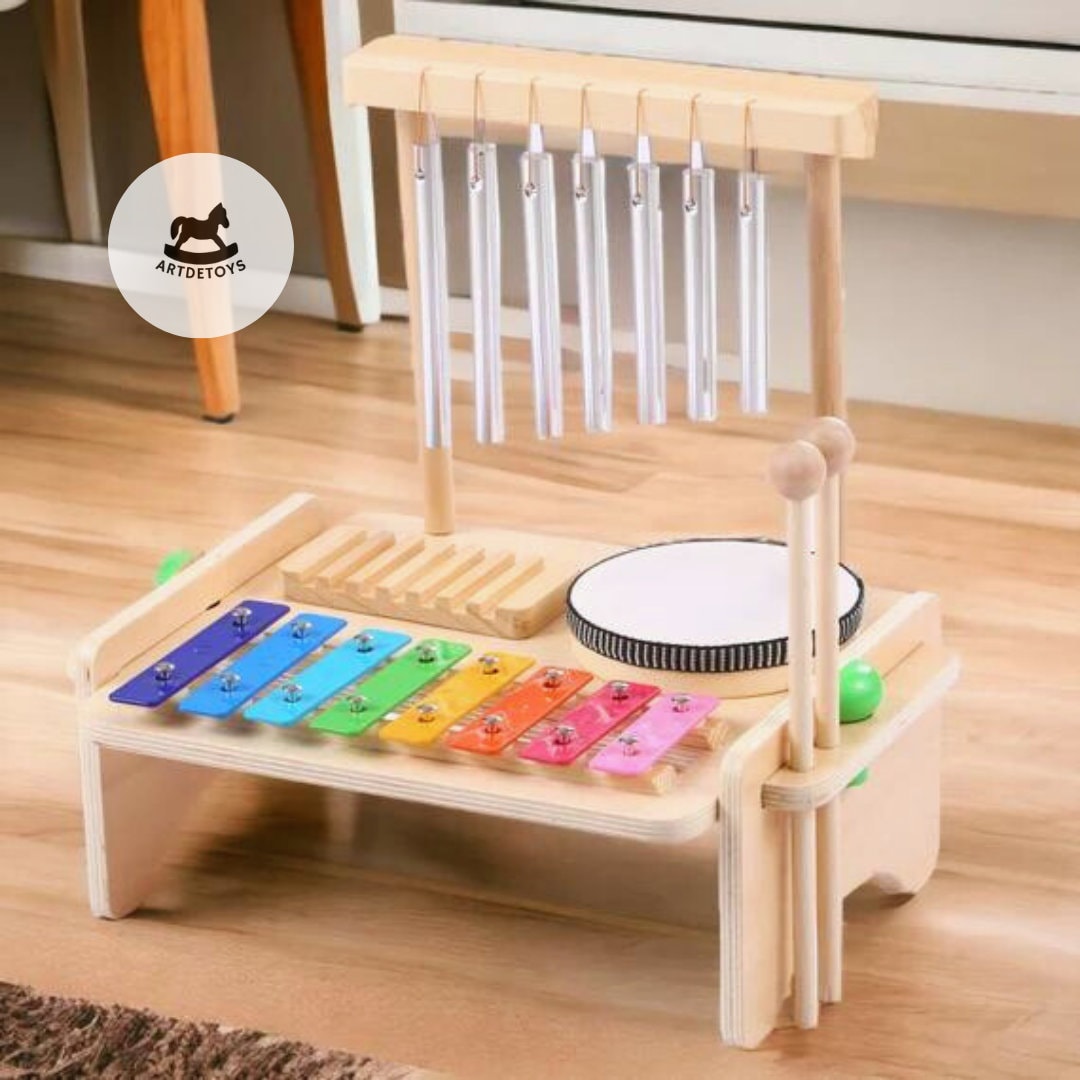 Montessori Musical Instruments Xylophone Toys, Kids Toys, Wooden Toys ...