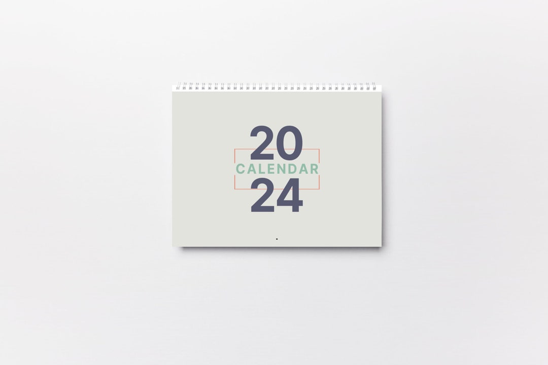 2024 Calendar Printable Calendar Monthly Calendar 2024 Aesthetic ...