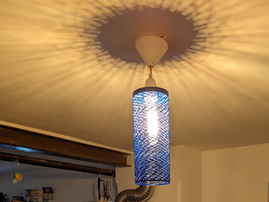 3D Printed Grid Lamp - Etsy