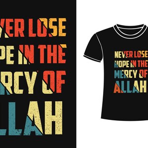 Ramadan Typography T-shirt SVG & PNG Bundle | Islamic Ramadan Designs ...