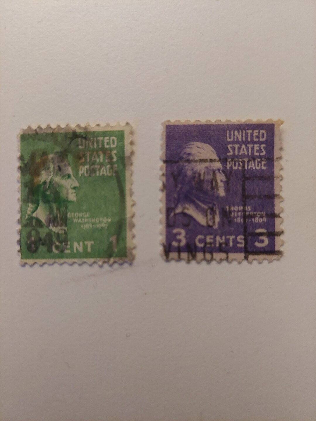 2 Vintage Stamps Usa - Etsy