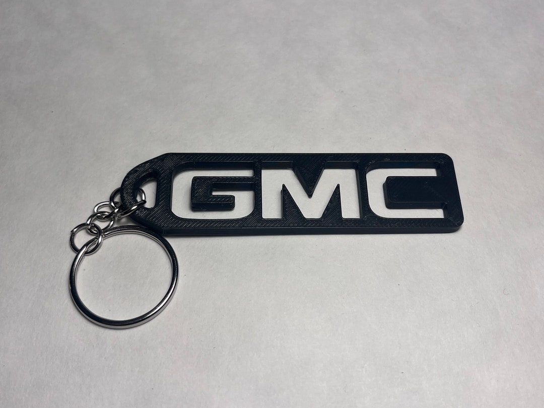 Black GMC Keychain Emblem - Etsy