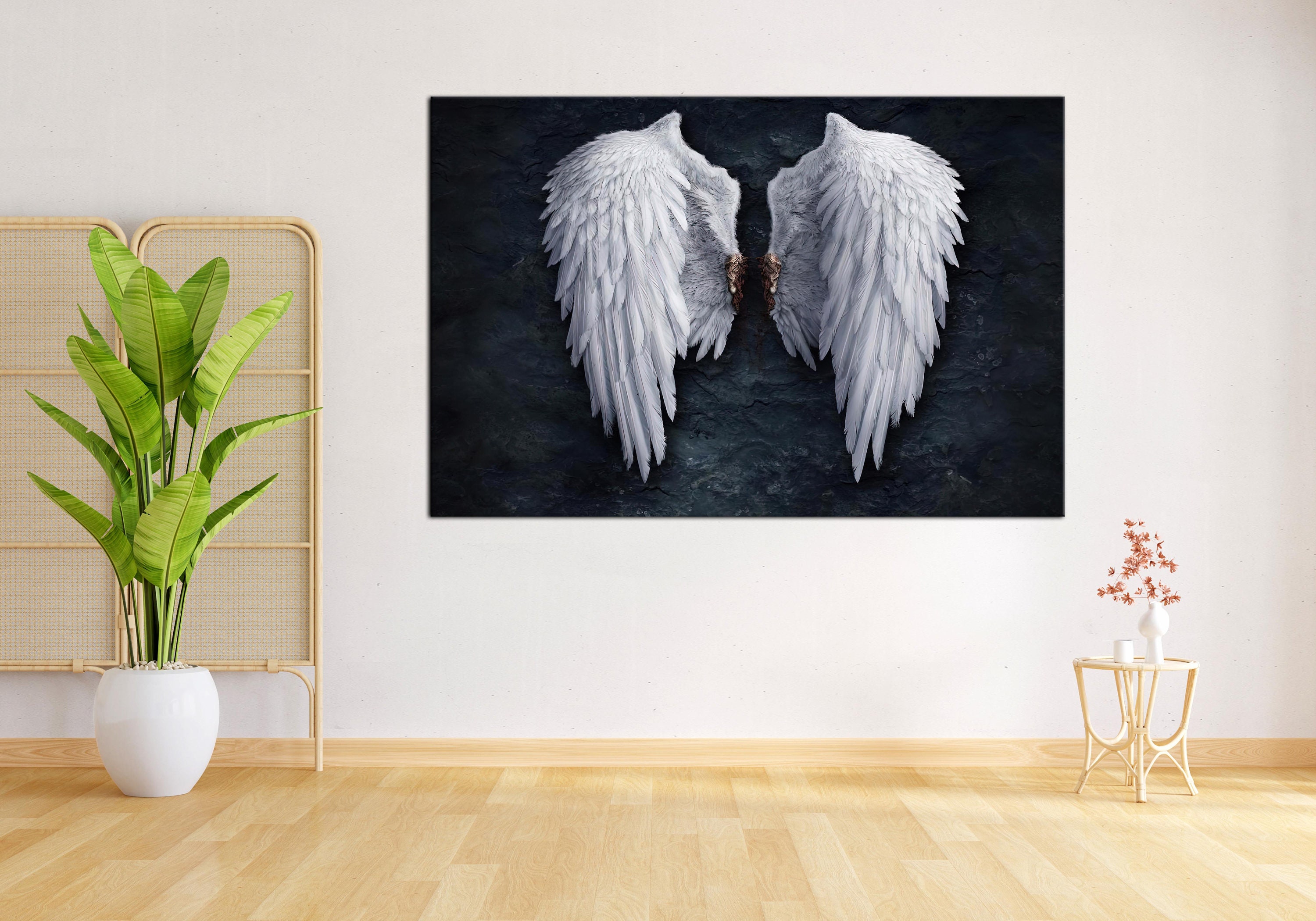 Lucifer Wings Poster, Angel Lucifer Wings Art, Lucifer Wall Decor ...