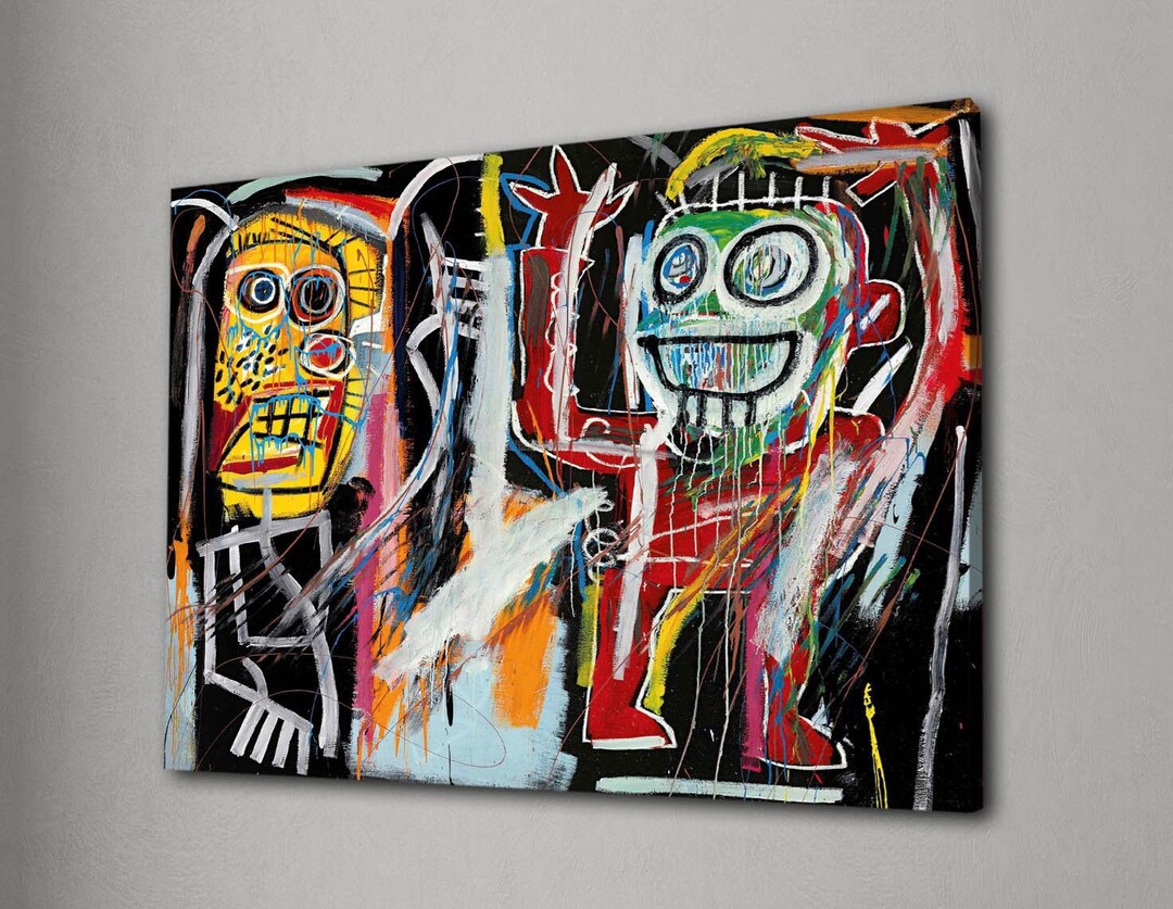 Jean Michel Canvas Art,dustheads Art Canvas Print,basquiat,urban ...