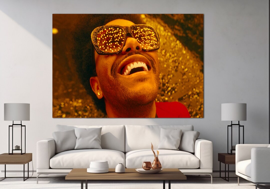 The Weeknd Wall Art,the Weeknd Poster Art,best Movie Canvas, the Weeknd ...