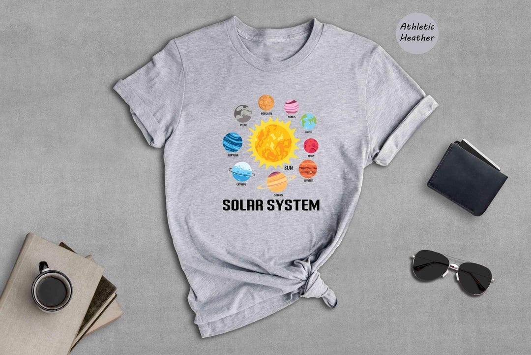 Solar System Shirt, Solar System, Womens Solar System Shirt, Astronomy ...