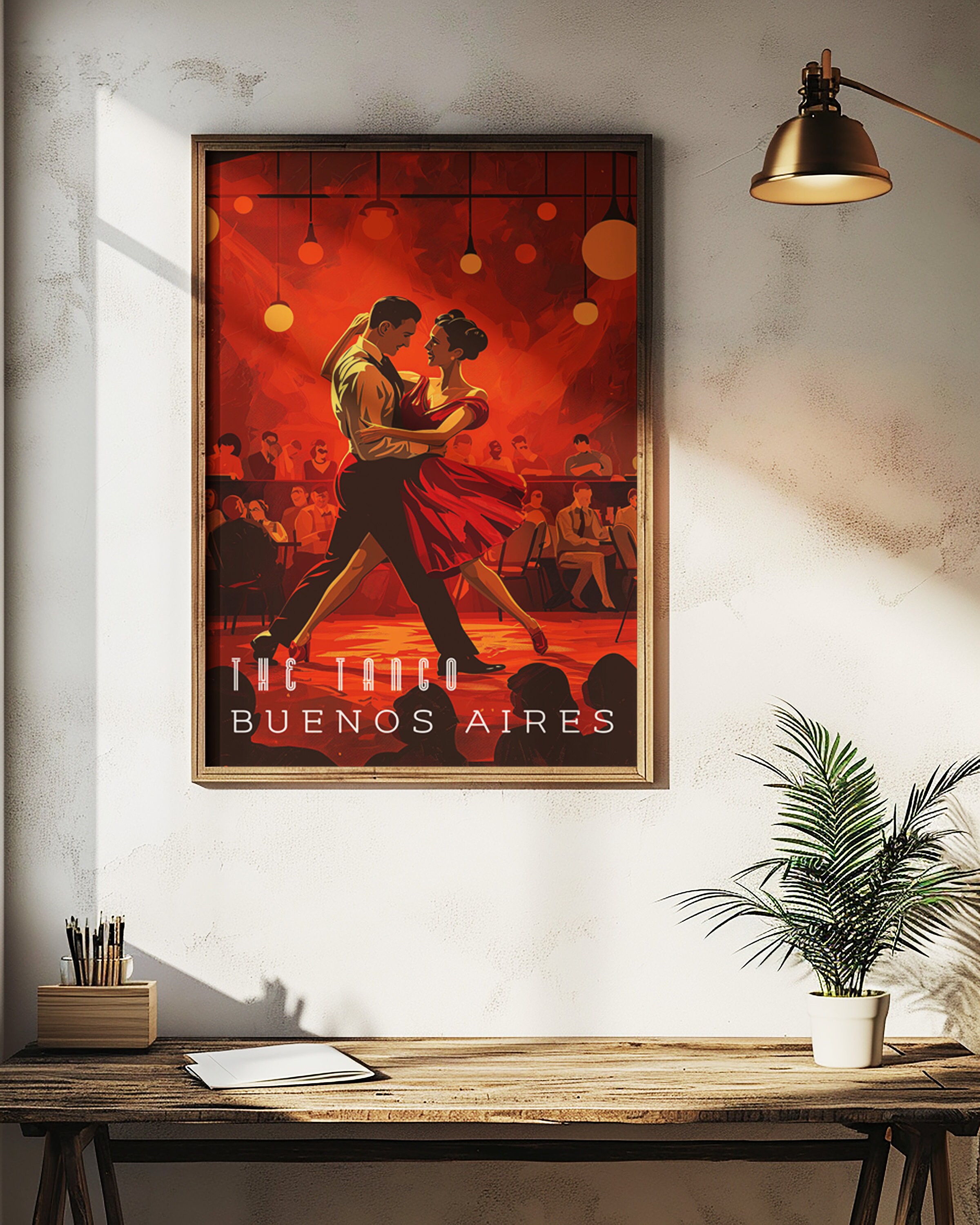Buenos Aires Wall Art for Tango Lovers Tango Gift Perfect for Dancers ...