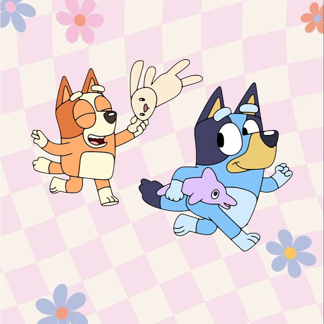 Bluey and Bingo PNG, Bluey Family PNG, Bluey Png, Bluey Bingo Png ...