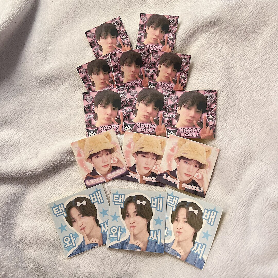 Kpop Custom Mail Stickers - Etsy