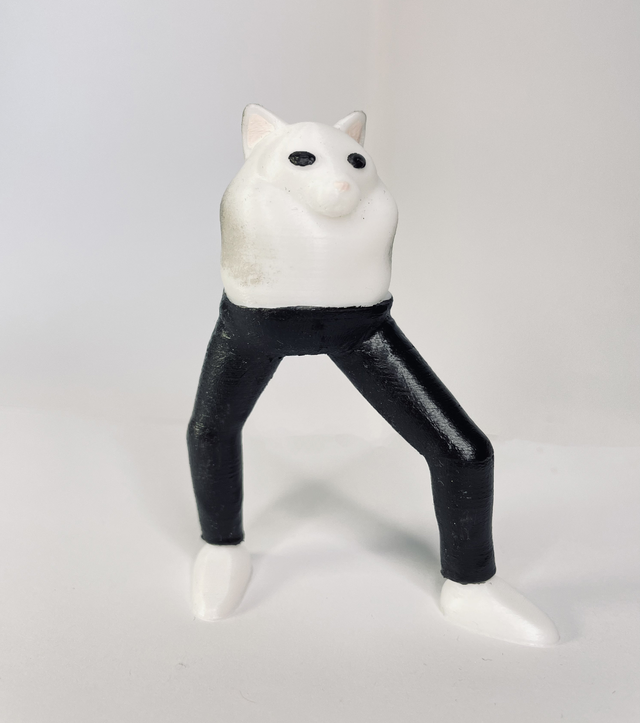 Cursed Pants Cat Meme Figurine - Etsy