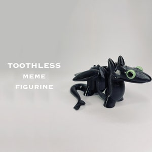 Toothless Meme Figurine - Etsy