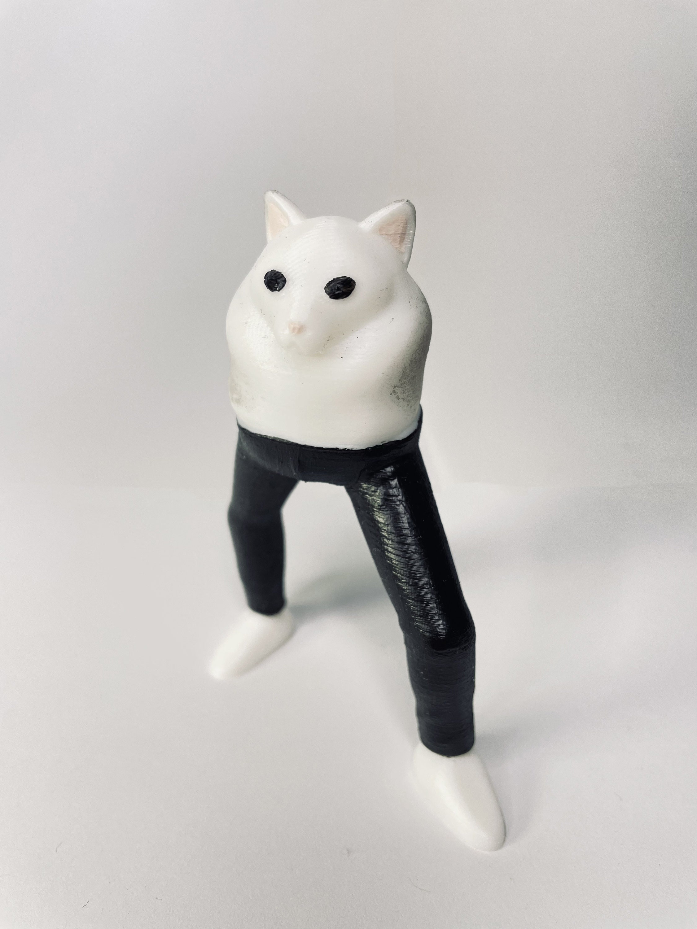 Cursed Pants Cat Meme Figurine - Etsy