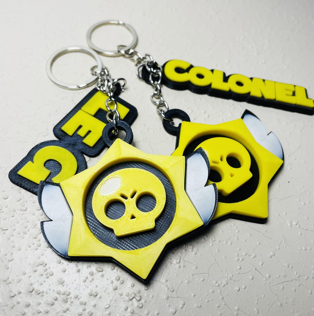 Brawl Stars Custom Keychain - Etsy UK