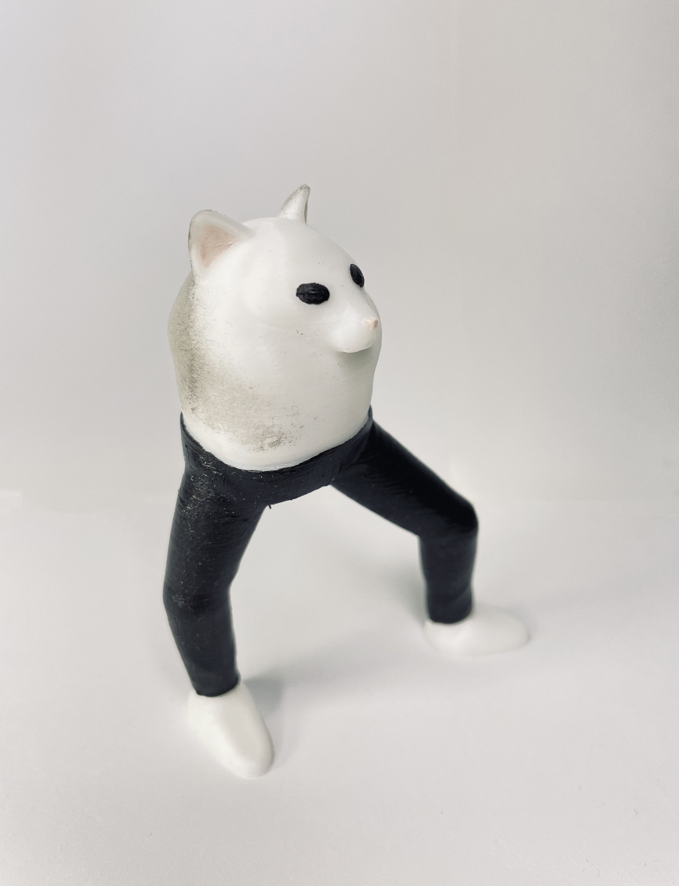 Cursed Pants Cat Meme Figurine - Etsy