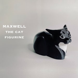 Maxwell the Cat Figurine - Etsy