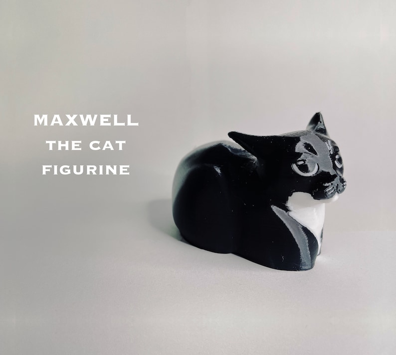 Maxwell the Cat Figurine - Etsy