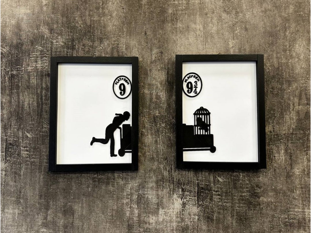 3d Wall Art, 3d Hanging Panels, Wall Decor, Animation Printed, Harry ...