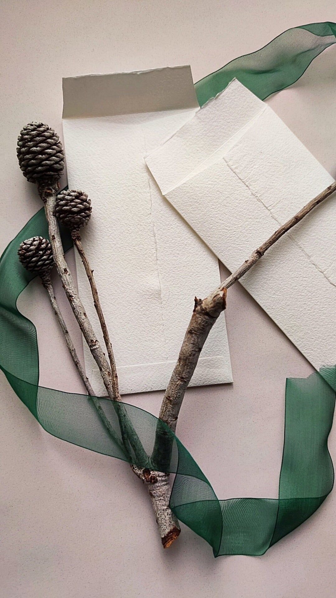 Handmade White Wedding Envelopes, Vertical Envelopes, Handmade Paper ...