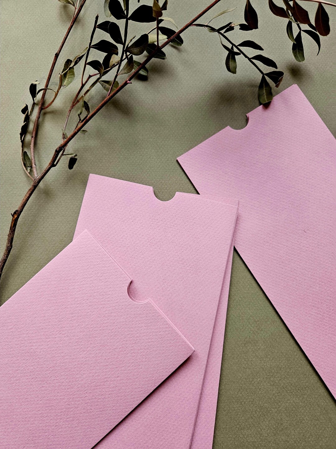 Old Pink Envelopes, Invitation Envelope, 11x22cm Envelopes, Engagement ...