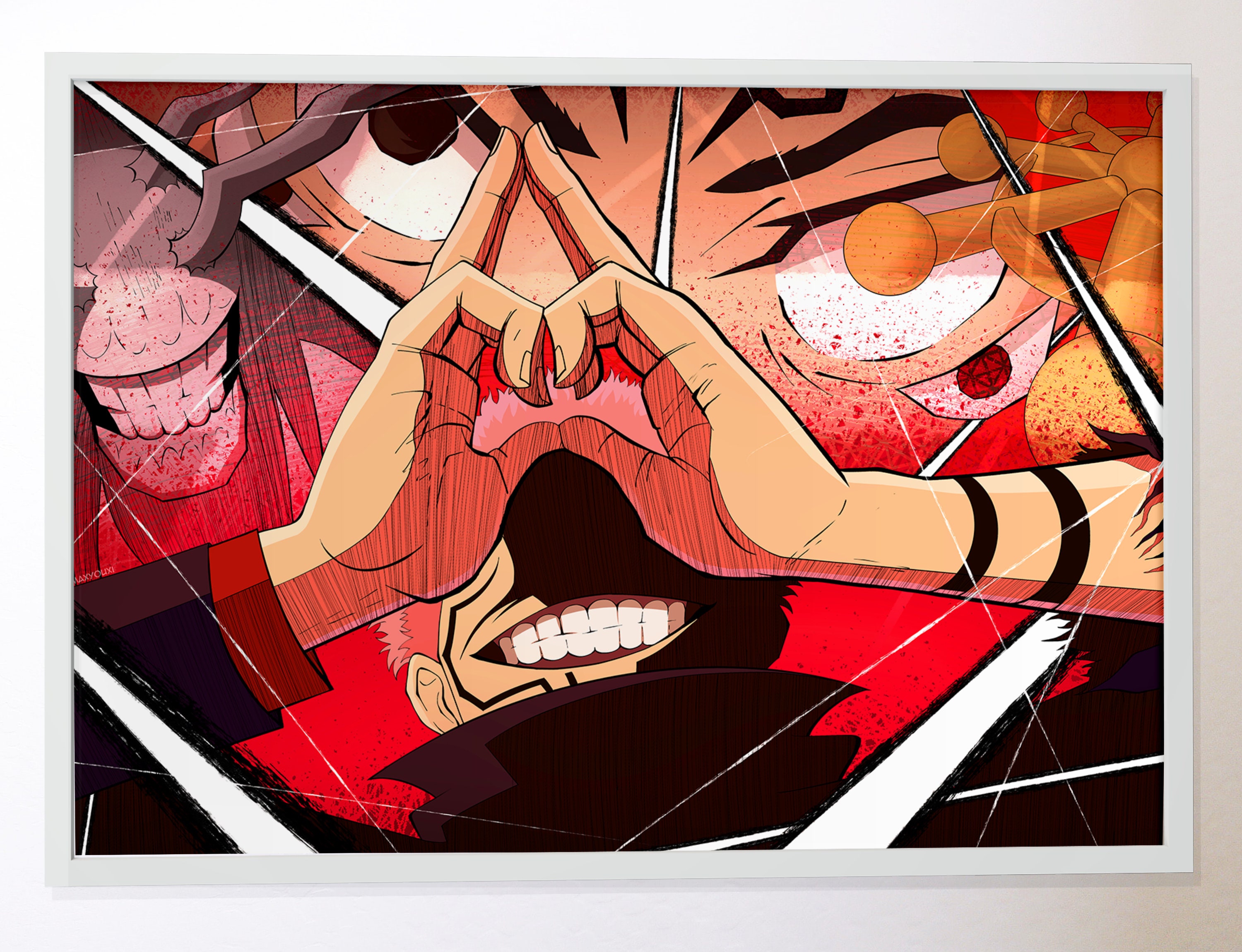 Malevolent Shrine JJK Sukuna Domain Anime Print 17x11 - Etsy