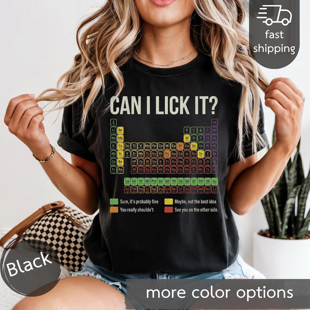 Funny Chemistry Periodic Table Shirt, Science Teacher Gift, Nerdy Lab ...