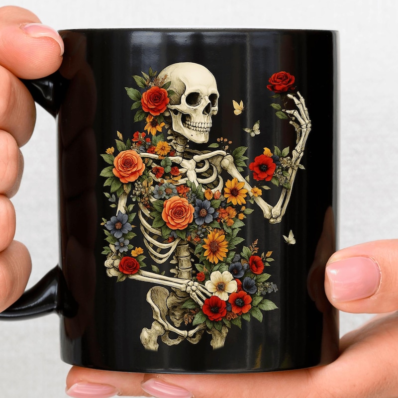 Cottagecore Goth Mug - Etsy