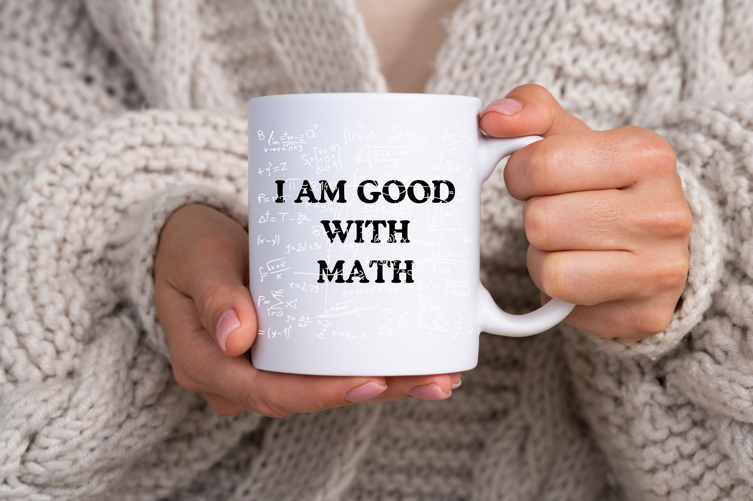 I Am Good With Math Mug, I Love Math, Math Lover Gift Idea ...