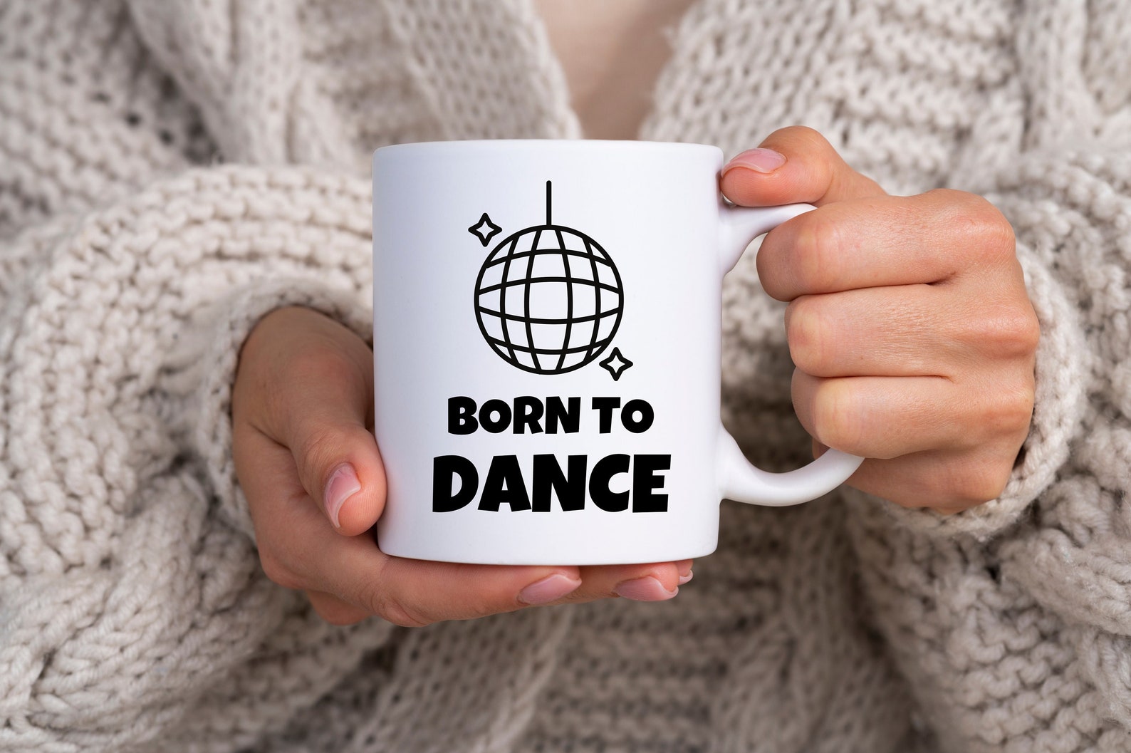 Born to Dance Mug, Dance Lover Gift, Disco Ball Mug, Disco Coffee Mug ...