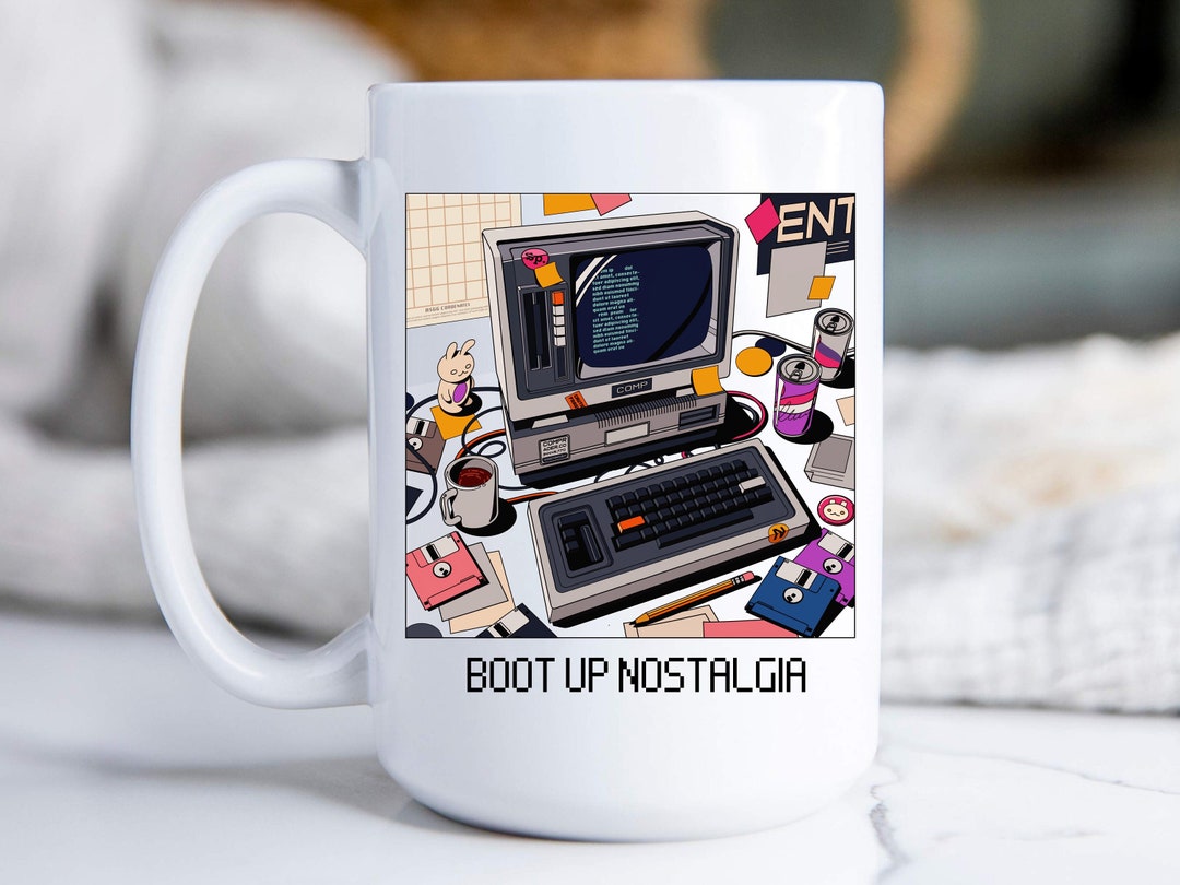 Boot up Nostalgia, Computer Coffee Mugs, Funny Computer Gift, Nerd ...