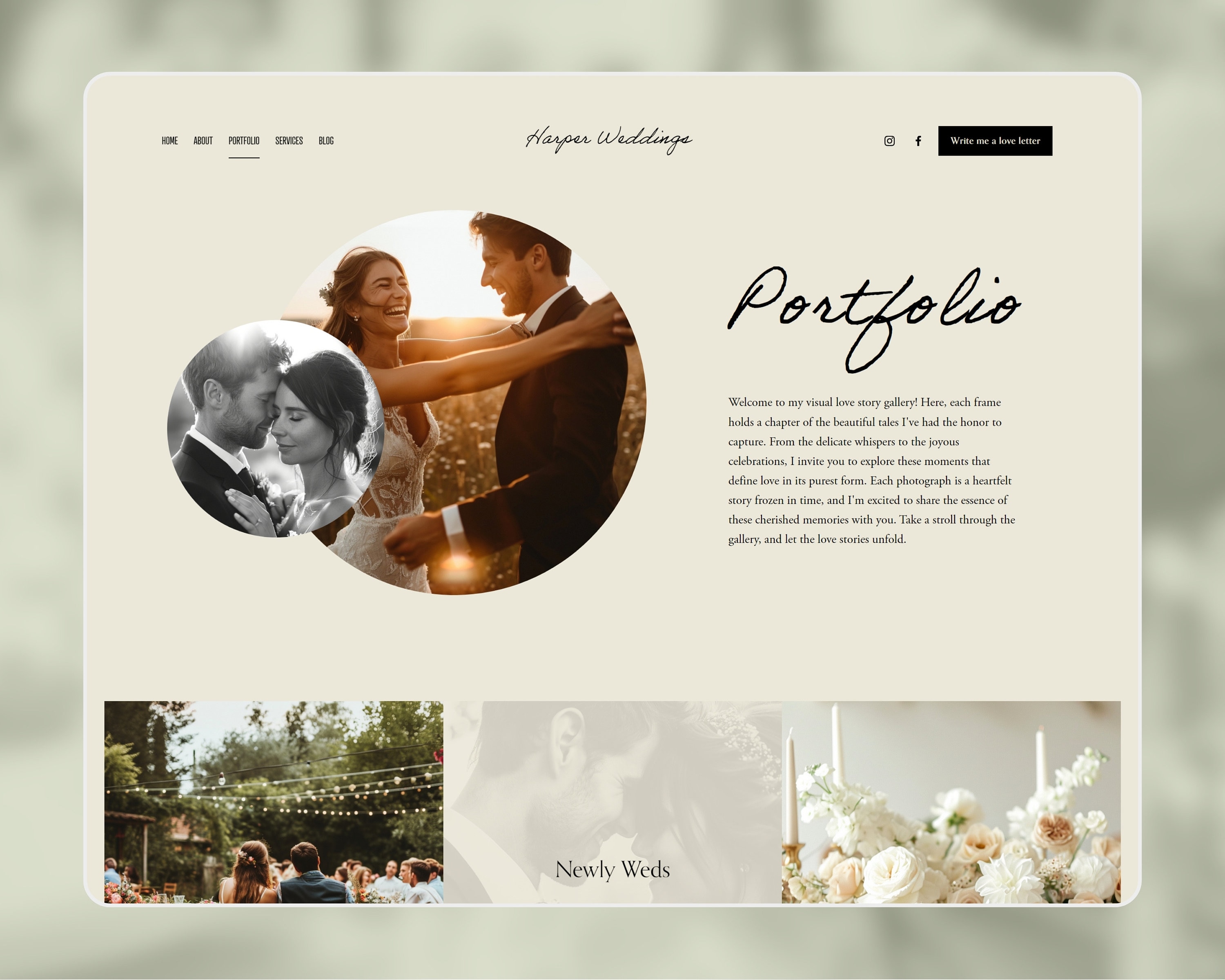 Squarespace 7.1 Template, Wedding Photography Website Template, Minimal ...
