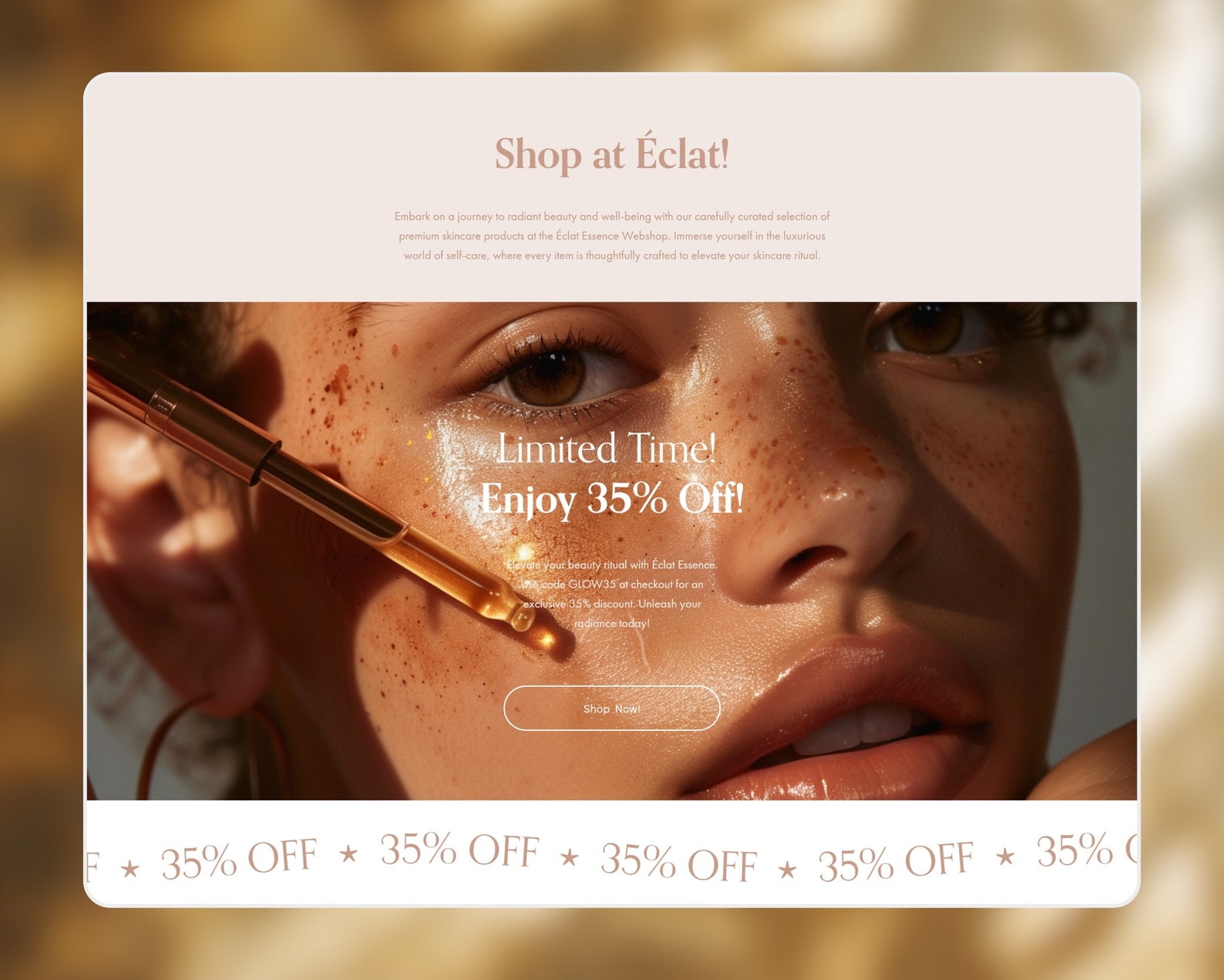 Squarespace 7.1 Template, Website Template for Beauty Salons & Make-up ...