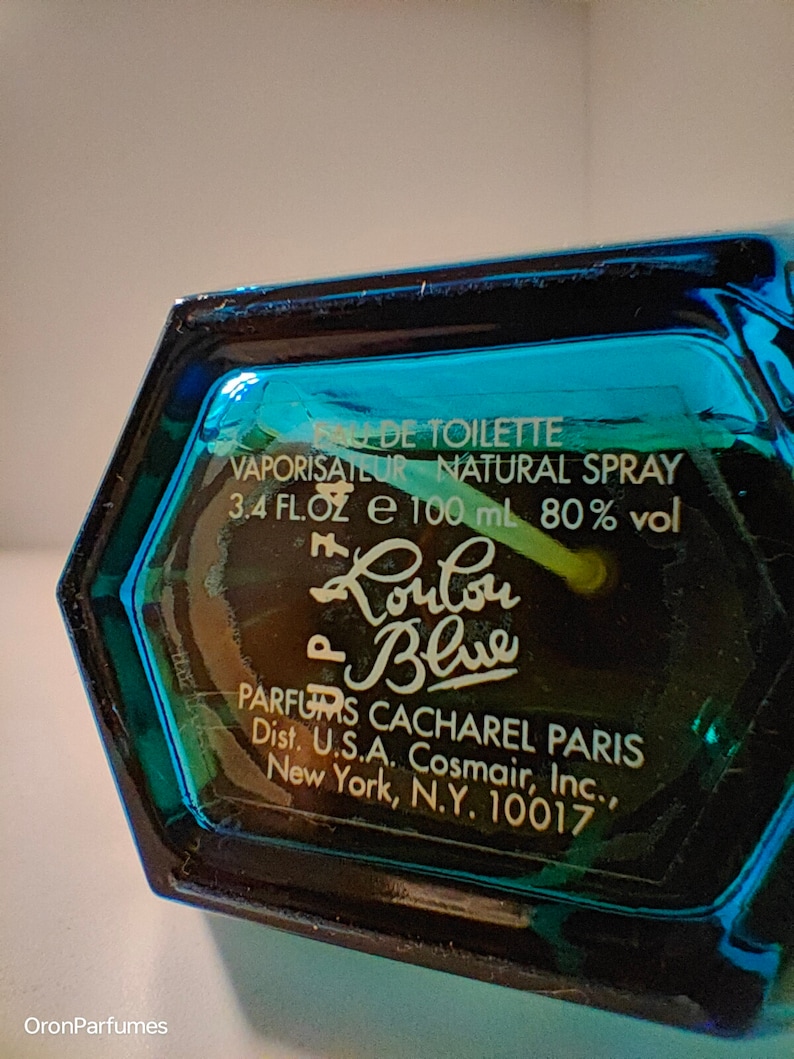 Vintage Loulou Blue Cacharel for Women, 100ml Eau De Toilette, *tester ...