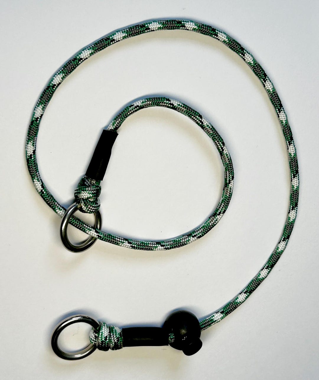 Green & White Paracord 550 Grot Collar. Dominant Dog. Slip Collar. Dog ...