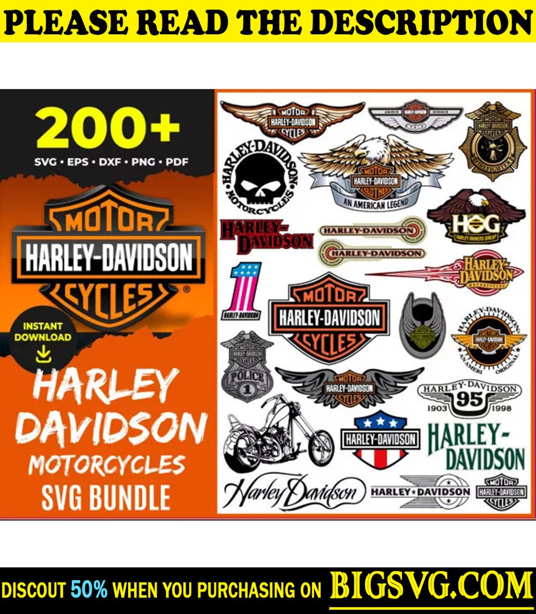 40 Motorcycle SVG Bundle Logo, Moto Flag, Cut File, Motorbike Eagle HD ...