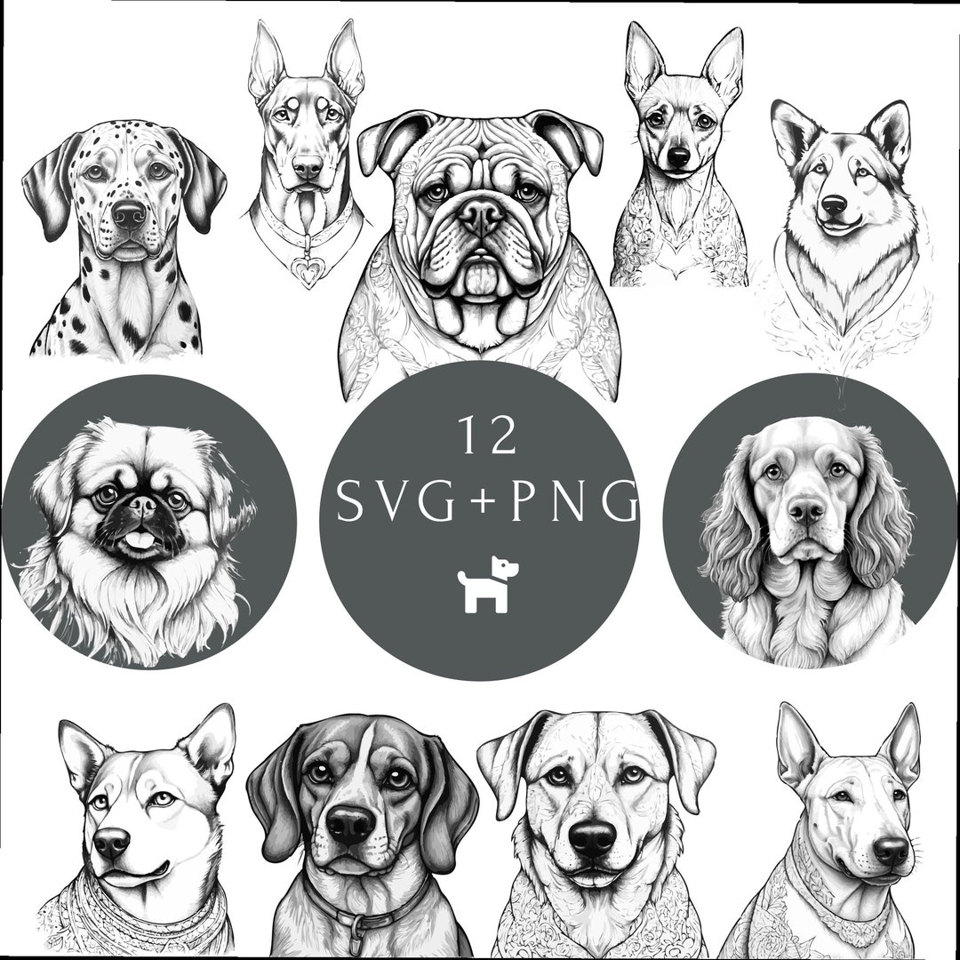 Dog Mom Svg Bundle, Dog Drawing Svg, Dog Dvg, Dog Lover Svg, Dog Moma ...