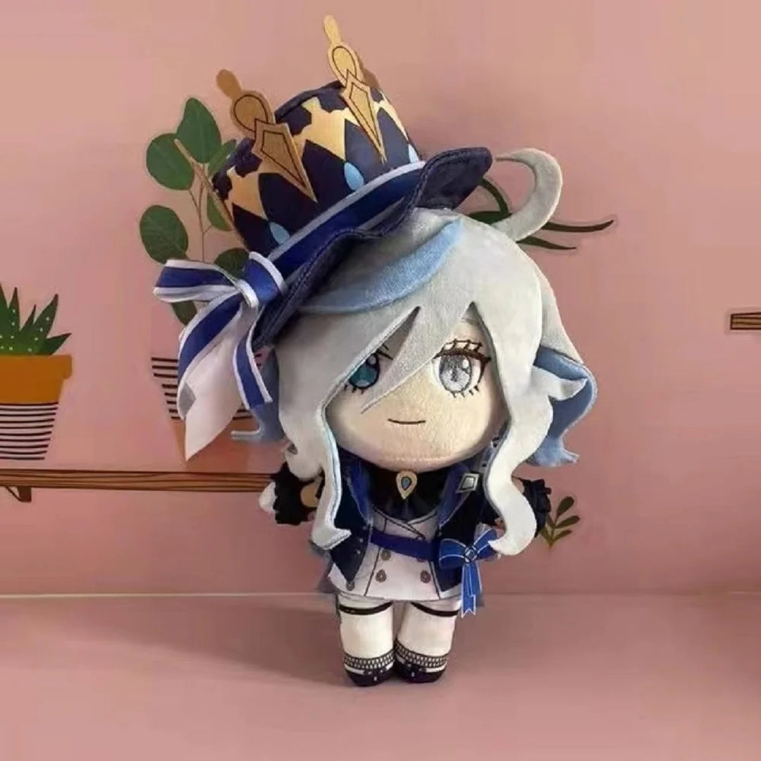 Anime Game Genshin Impact Focalors Furina Plush Doll - Etsy UK