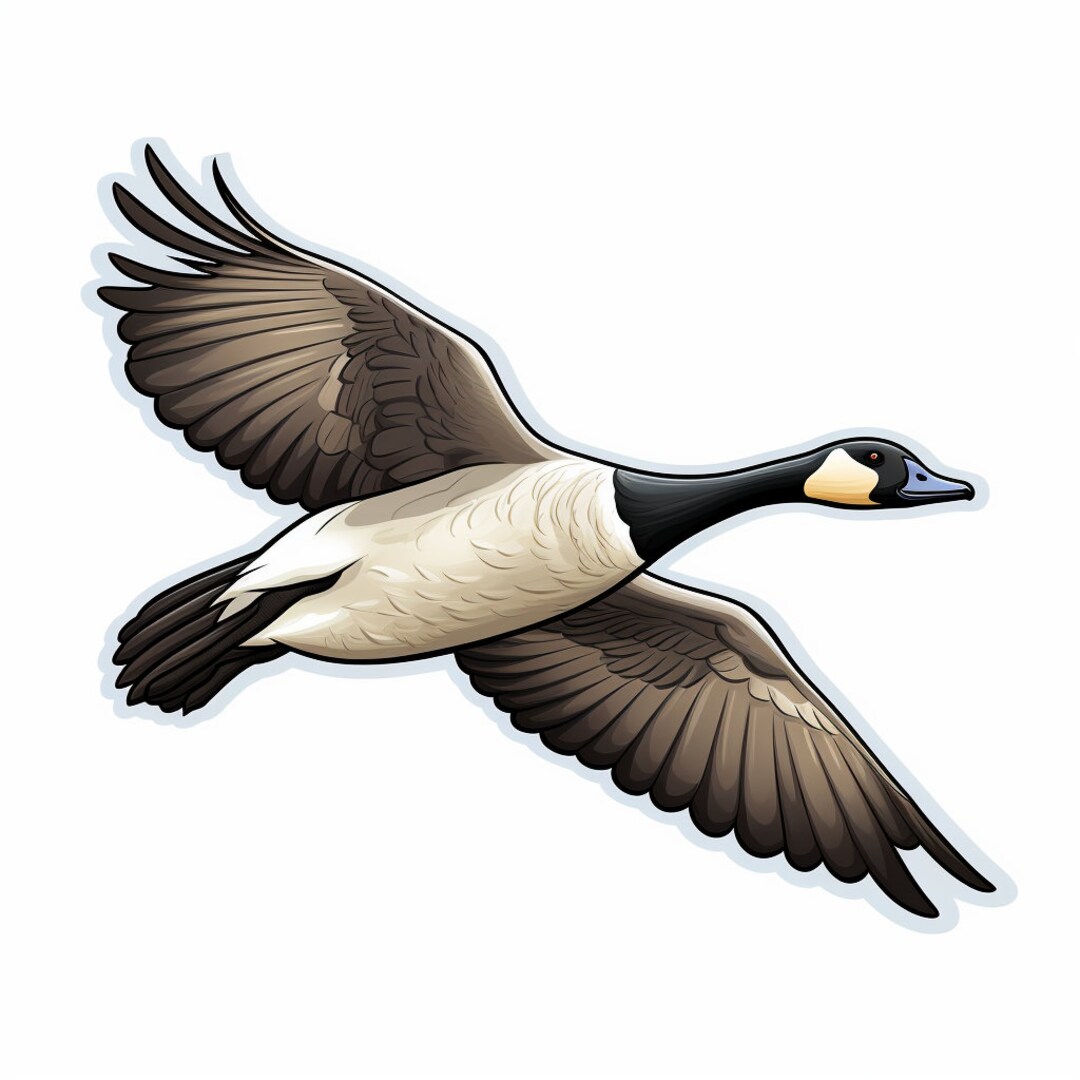 Canadian Goose Decal Sticker - Etsy