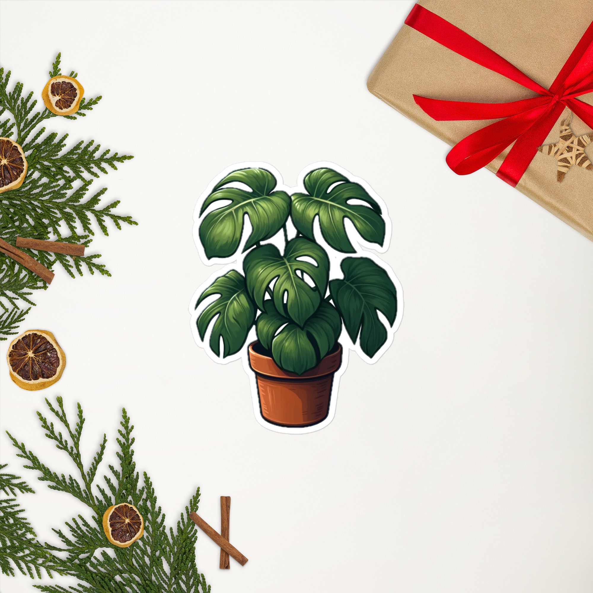 Monstera Deliciosa Decal Sticker - Etsy