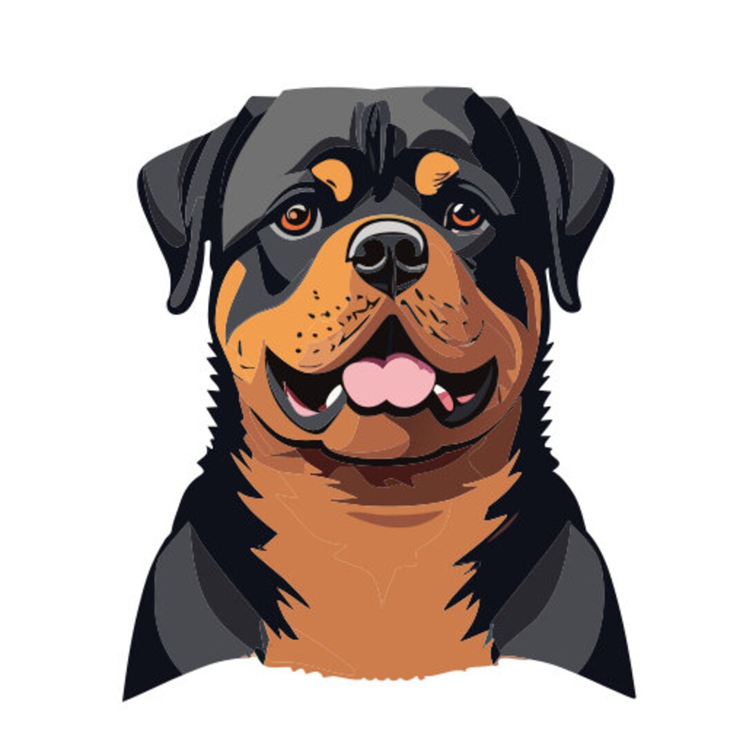 Rottweiler Decal Sticker - Etsy
