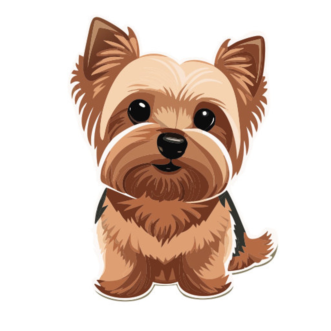 Yorkshire Terrier Decal Sticker - Etsy