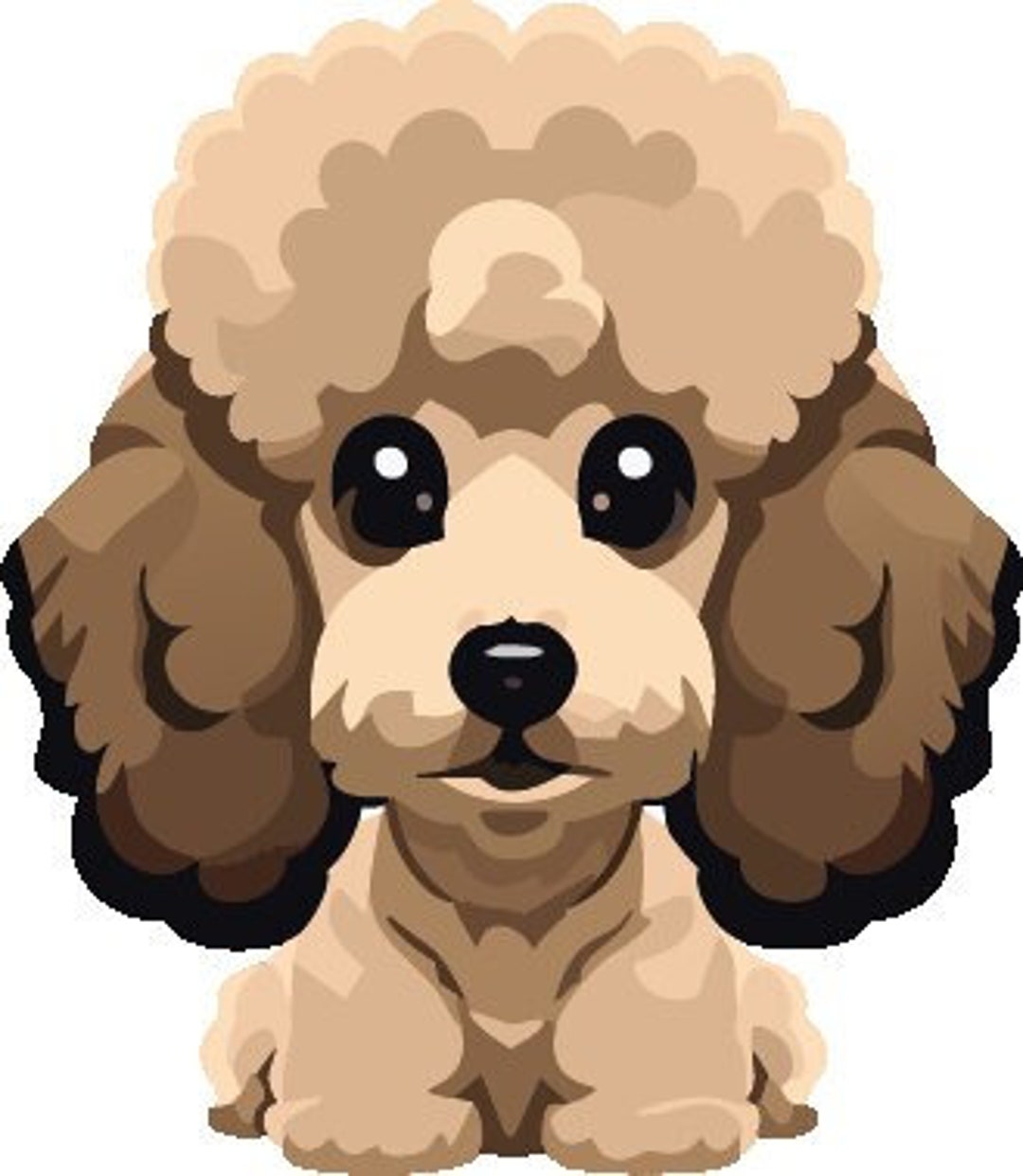 Poodle Decal Sticker - Etsy