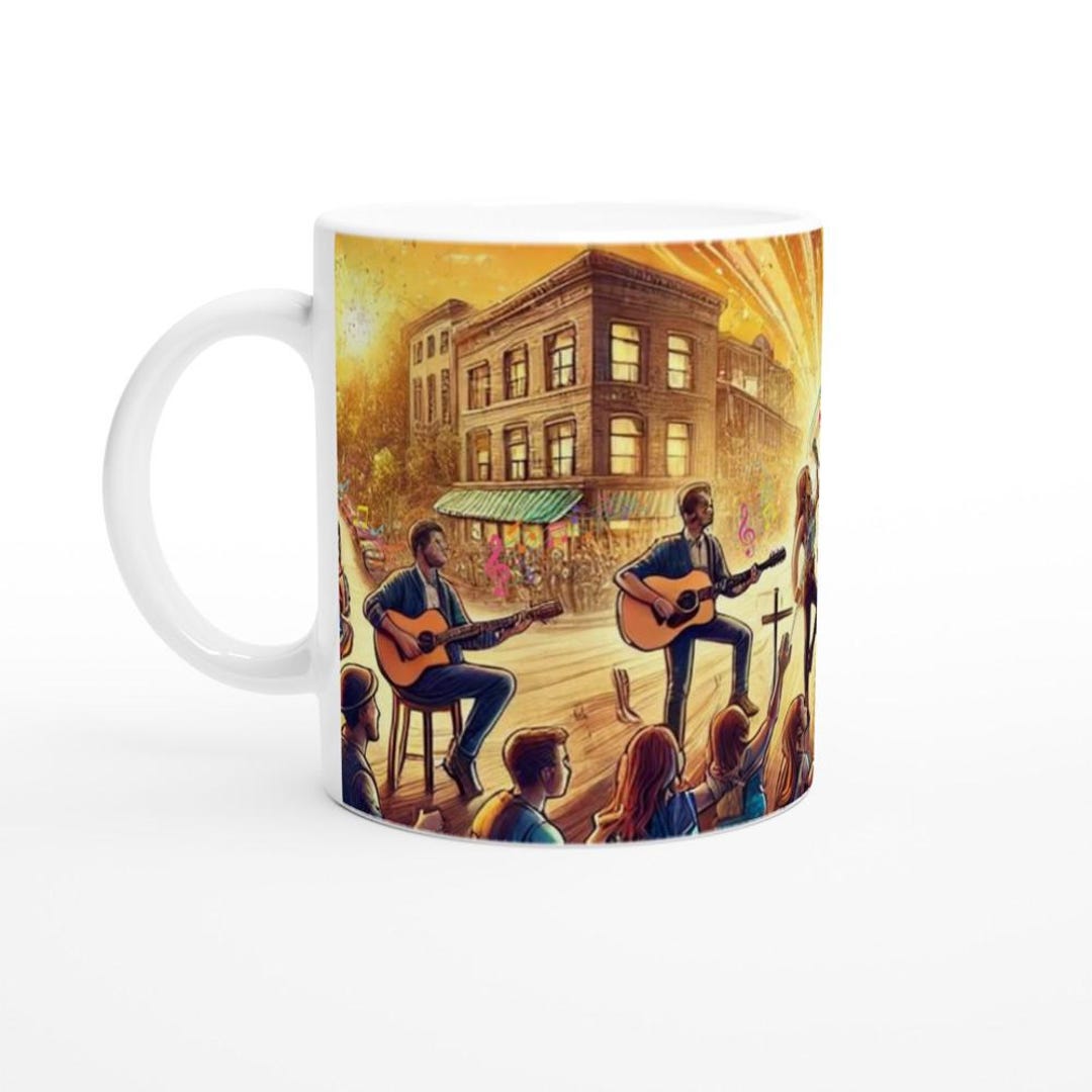 Folk and Pop Band Mug – Custom Music Lover Gift for Musicians, Music ...