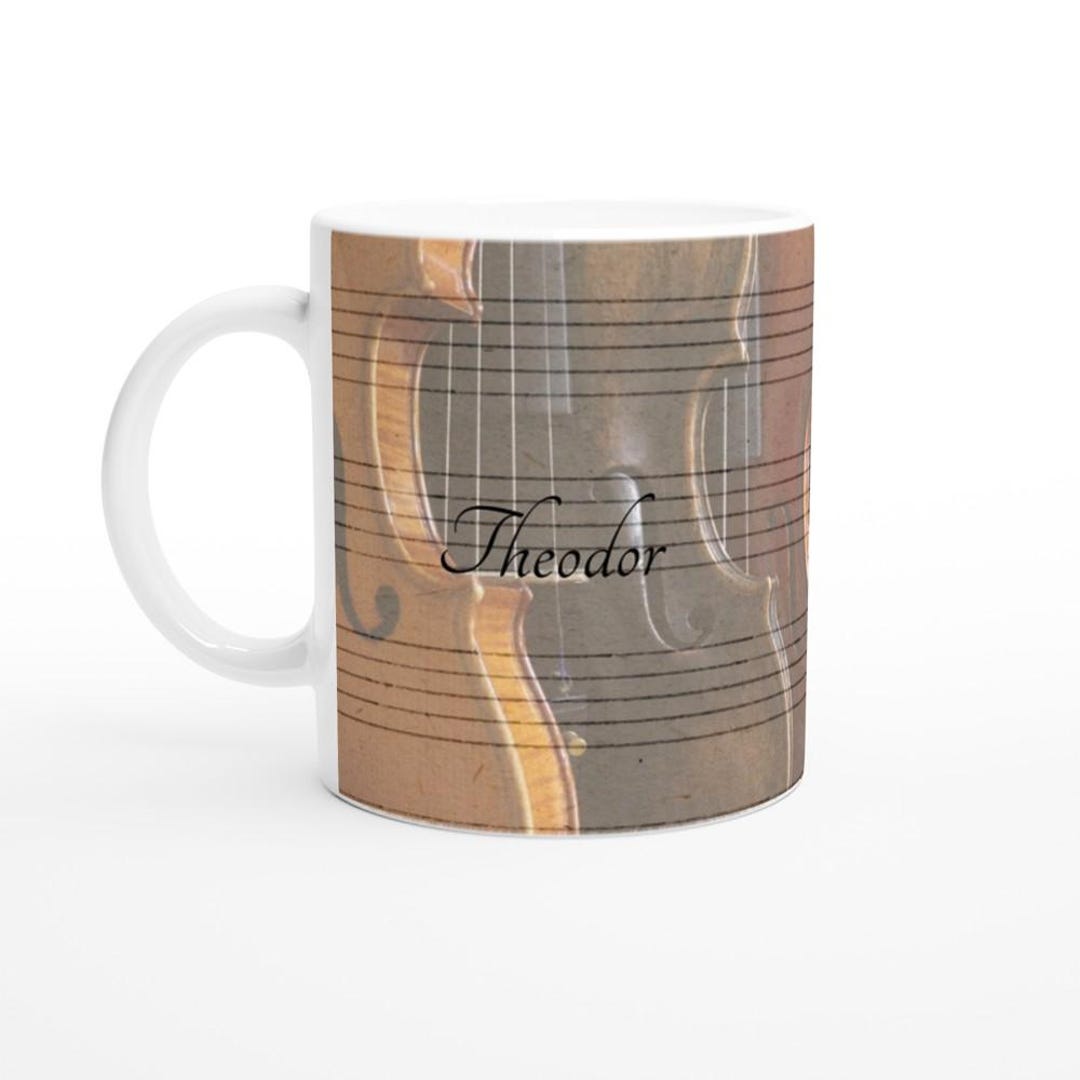 Personalized Violin Mug: Custom Musical Gift - Etsy
