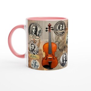 VIOLIN MUG, Musical History, Violinist Gift, Violin Teacher Gift ...