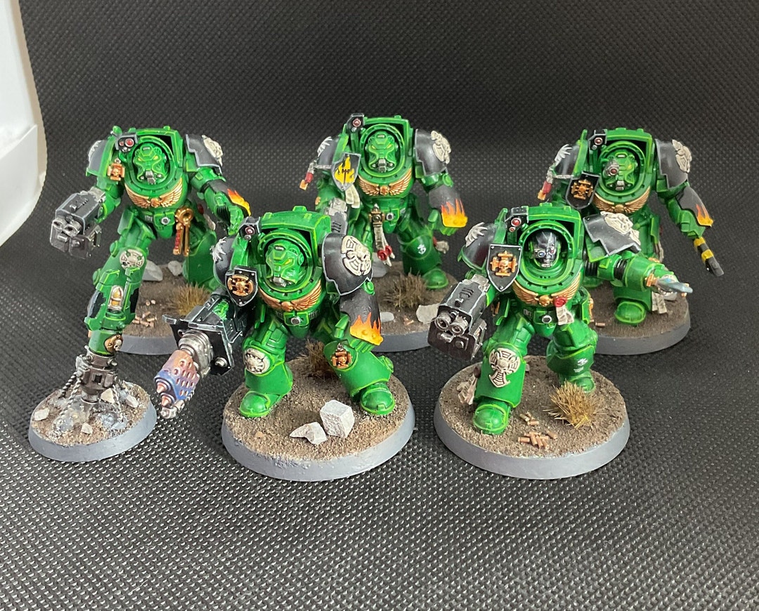 Salamanders Terminator Squad, Salamanders 40k, Salamanders Chapter ...