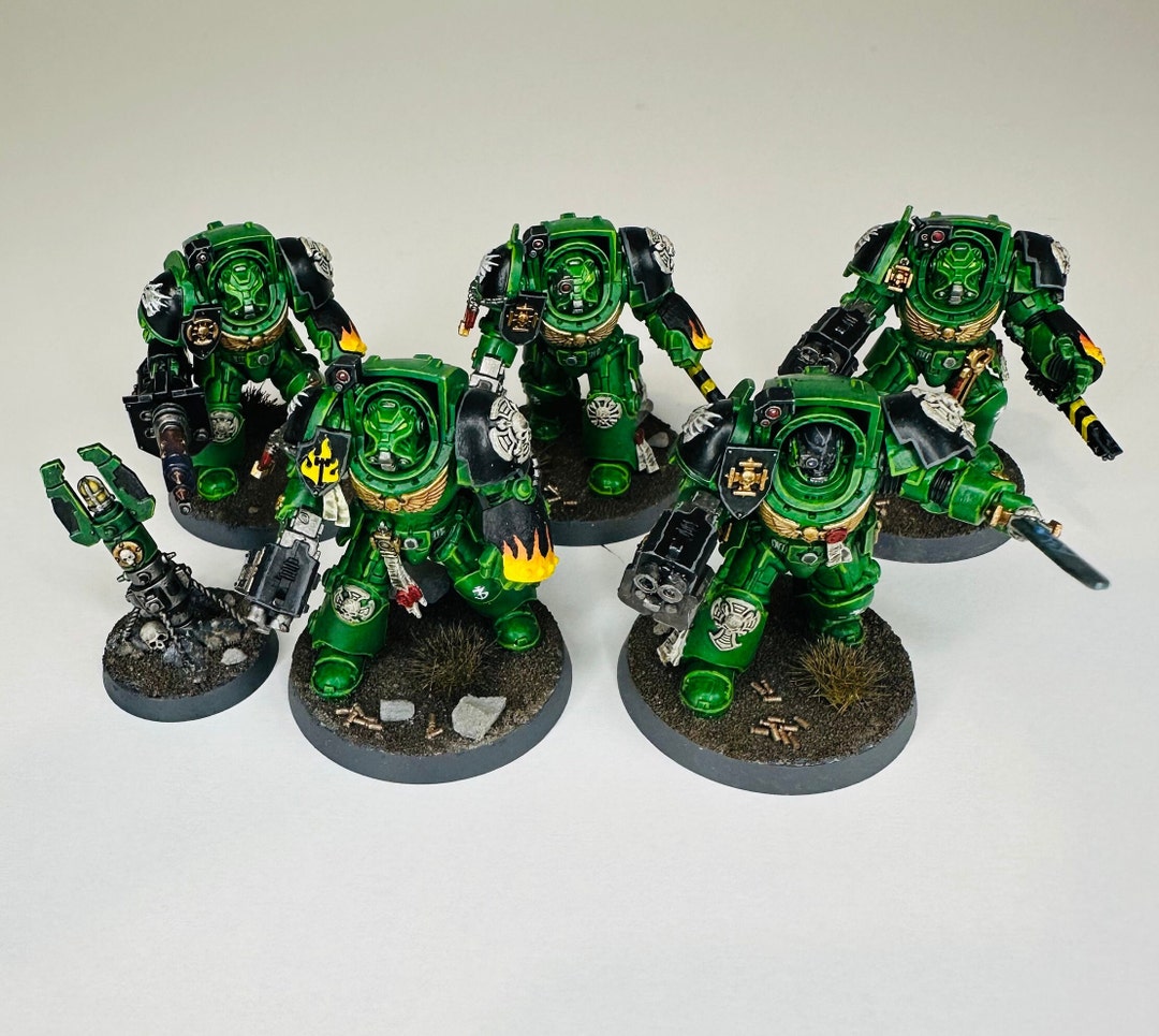 Salamanders Terminator Squad, Salamanders 40k, Salamanders Chapter ...