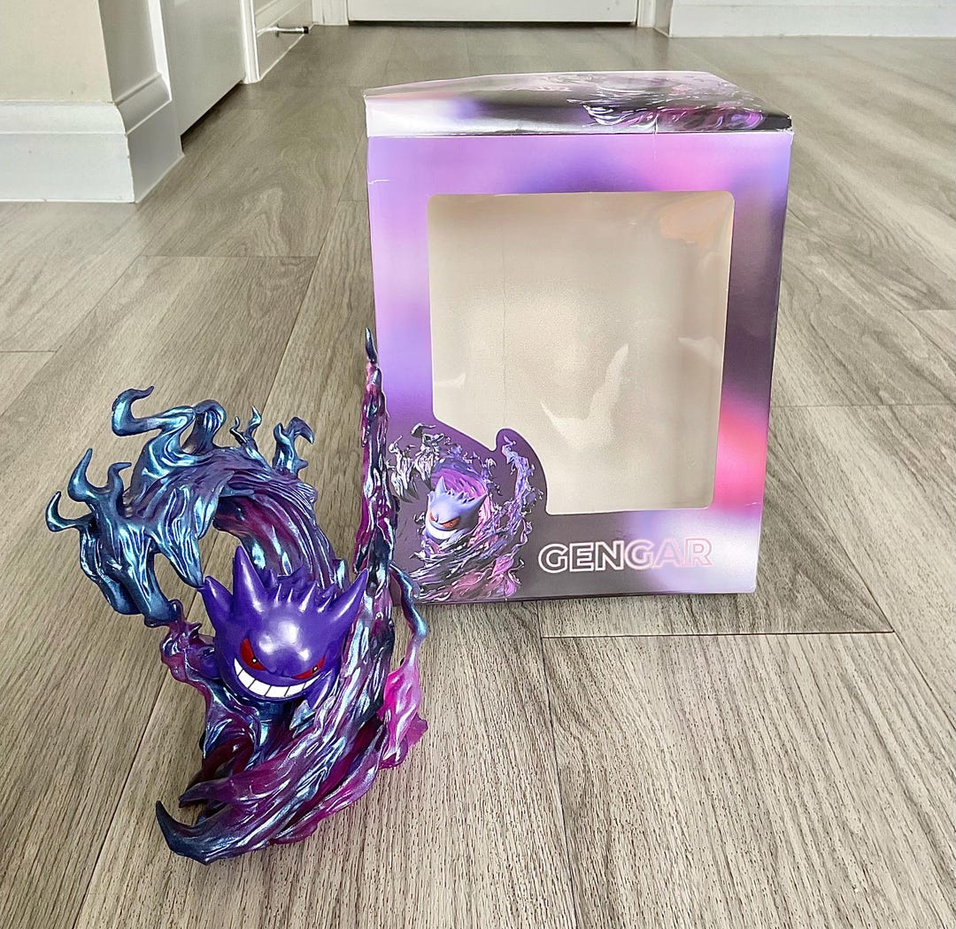 Pokemon Statue Gengar Ghost Claw Action Figure 18 CM Anime PVC ...